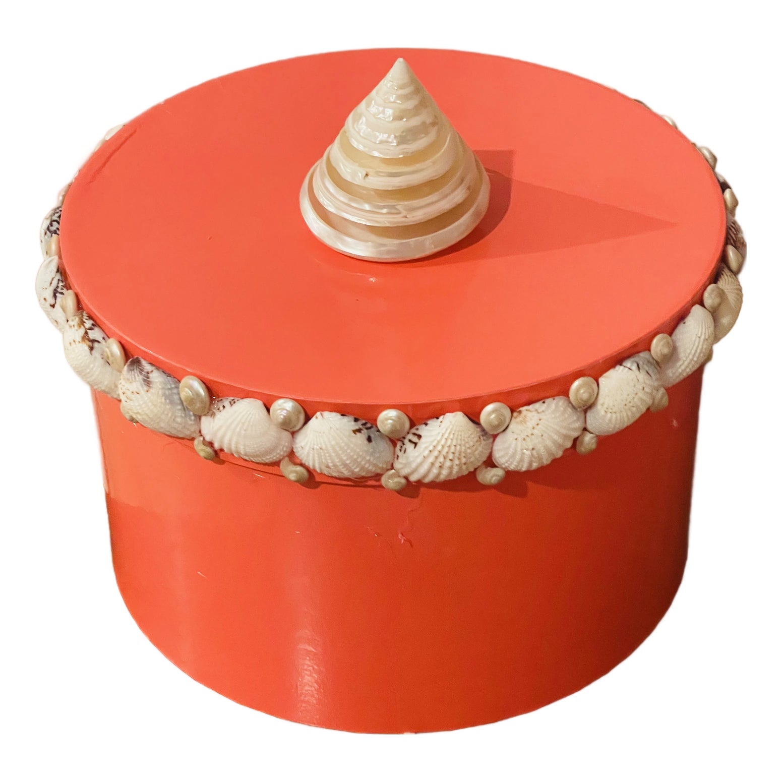 Spec Hot Pink Vintage Oval Hat Box | Chairish