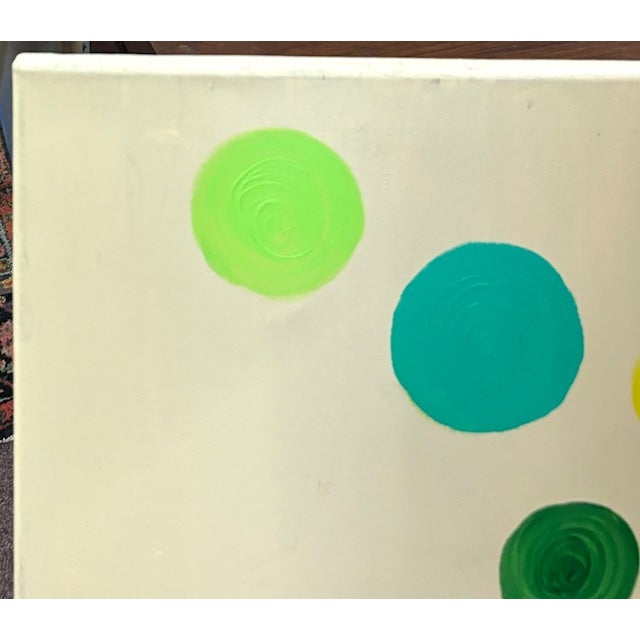 Abstract Painting - Floating Circles | Chairish