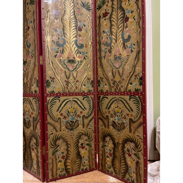 Early 20th Century Rococo Baroque Gold Painted Screen Room Divider ...