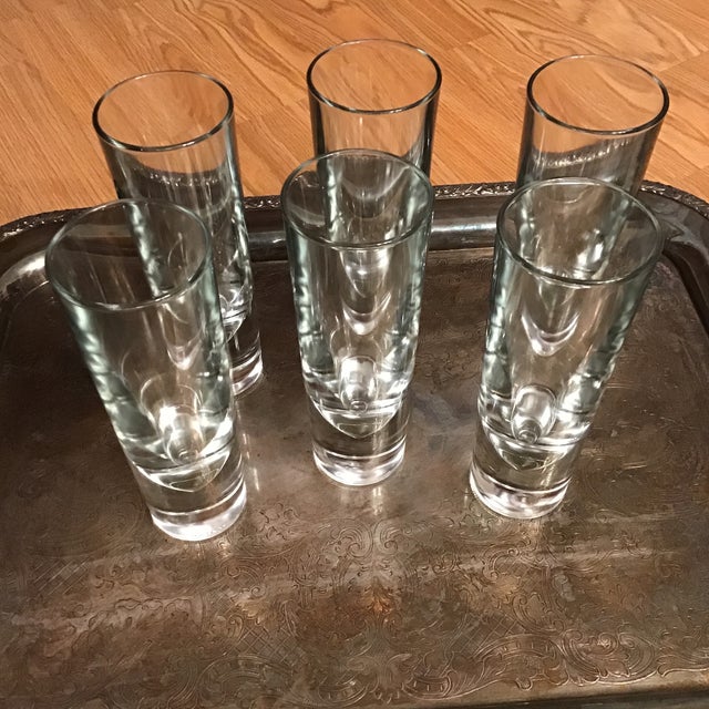 1980s Carlo Moretti Italy Hand Blown Drinking Glasses Set Of 6 Chairish