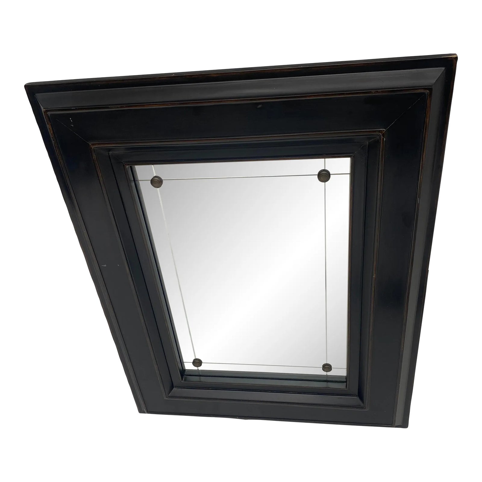 21st Century Baker Milling Road Sectioned Wall Mirror | Chairish