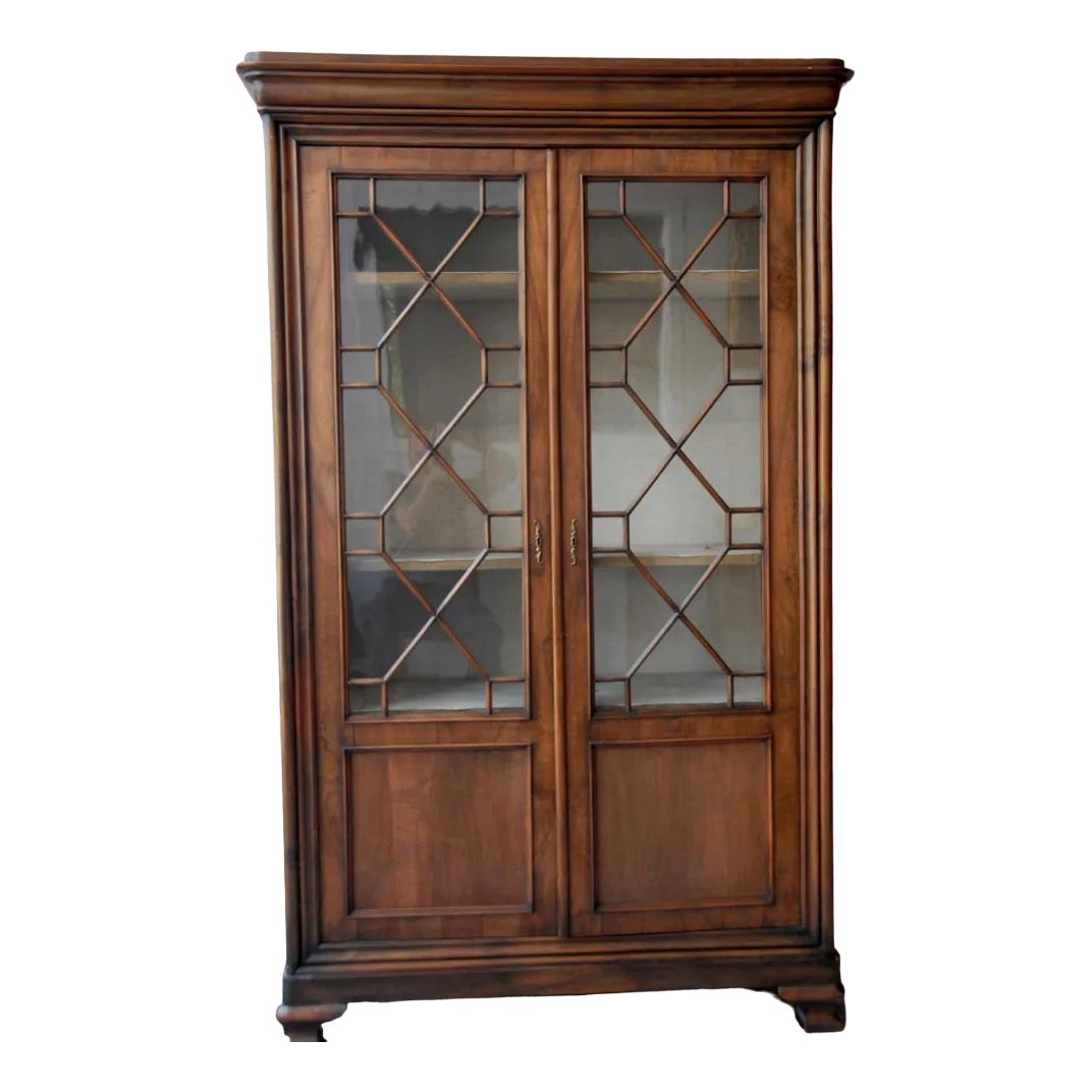 Antique German Bookcase, 1850 | Chairish