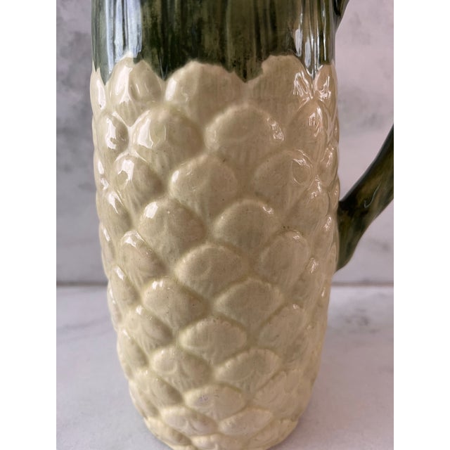 Vintage Pineapple Ceramic Pitcher | Chairish