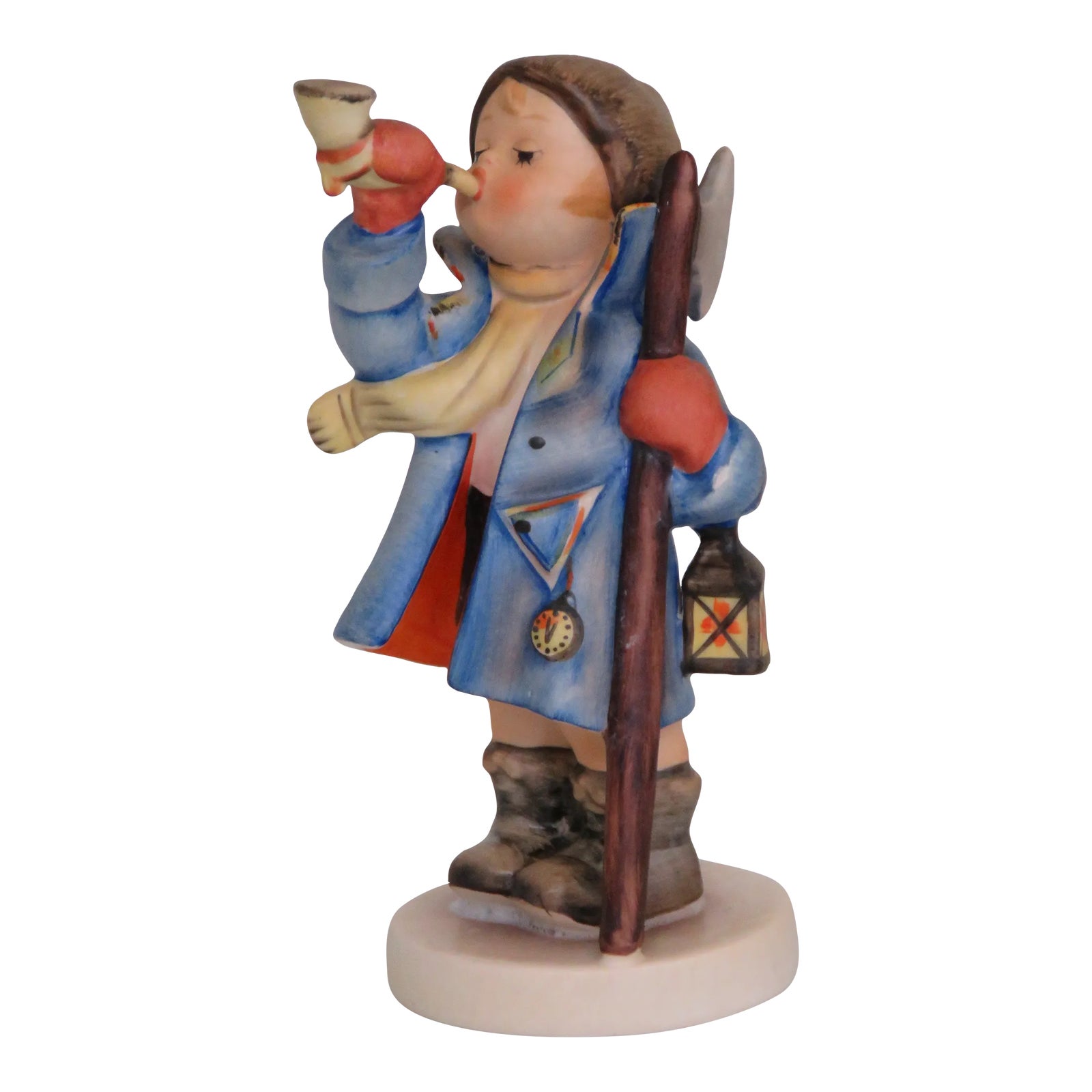 Hear Ye Hear Ye Hummel Goebel Boy Blowing Horn W Germany Figurine ...