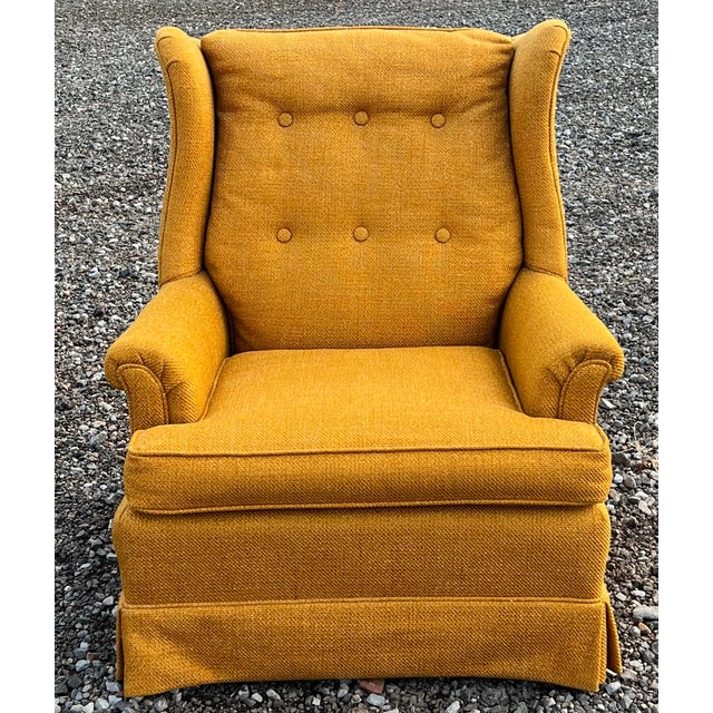 Ethan Allen Traditional Classics Skirted Wingback Chairs - a Pair ...