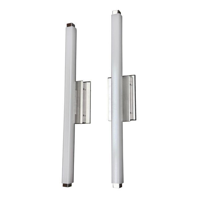 George Kovac Led Vogue Bath Bar Sconces, a Pair | Chairish