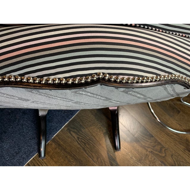 Roche Bobois Les Provenciales Striped Bergere Ivana Armchair by Jean ...