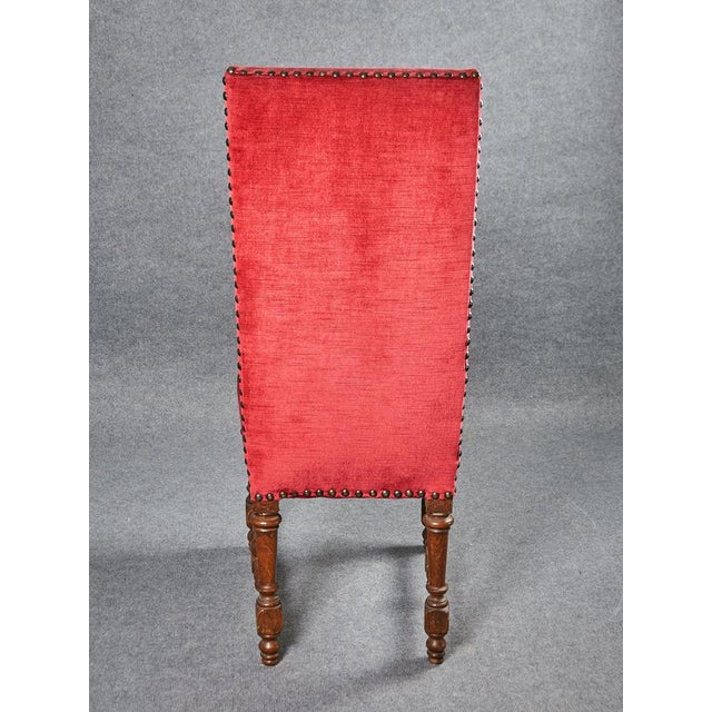 Red Dining Chairs, Set of 5 | Chairish