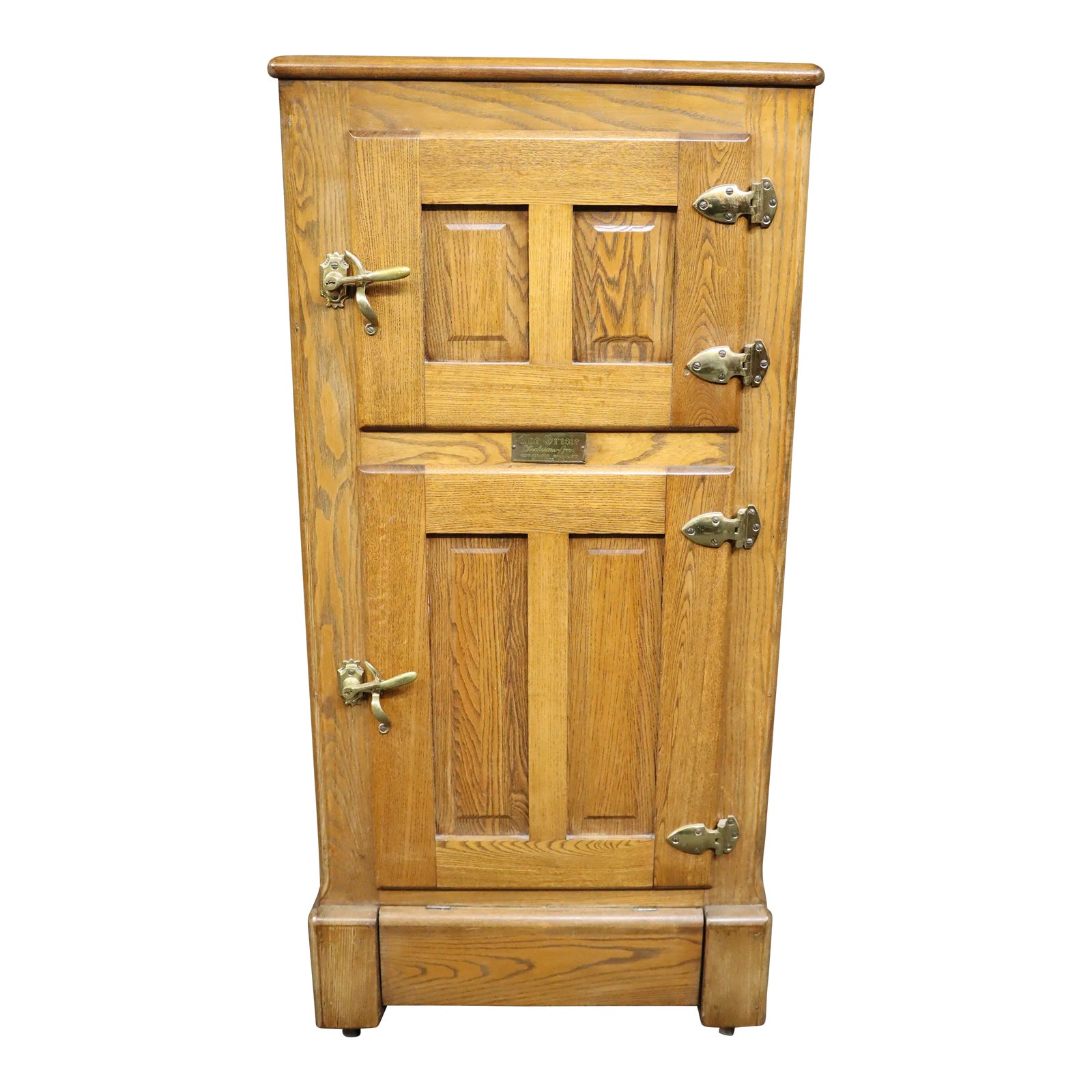 "The Oriole" Baltimore Oak Ice Box | Chairish