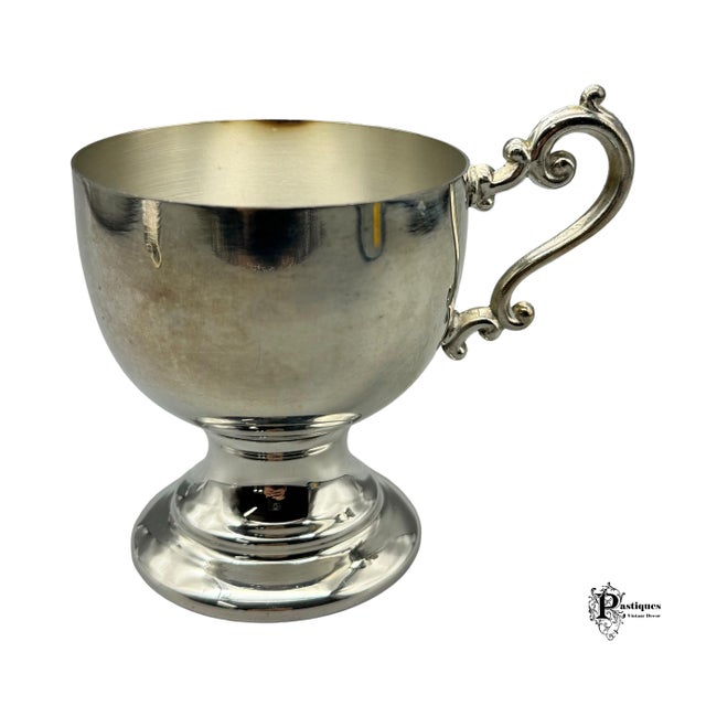 Vintage Mid Century Goldfeder Silver Company Silver Plate Punch Mugs ...