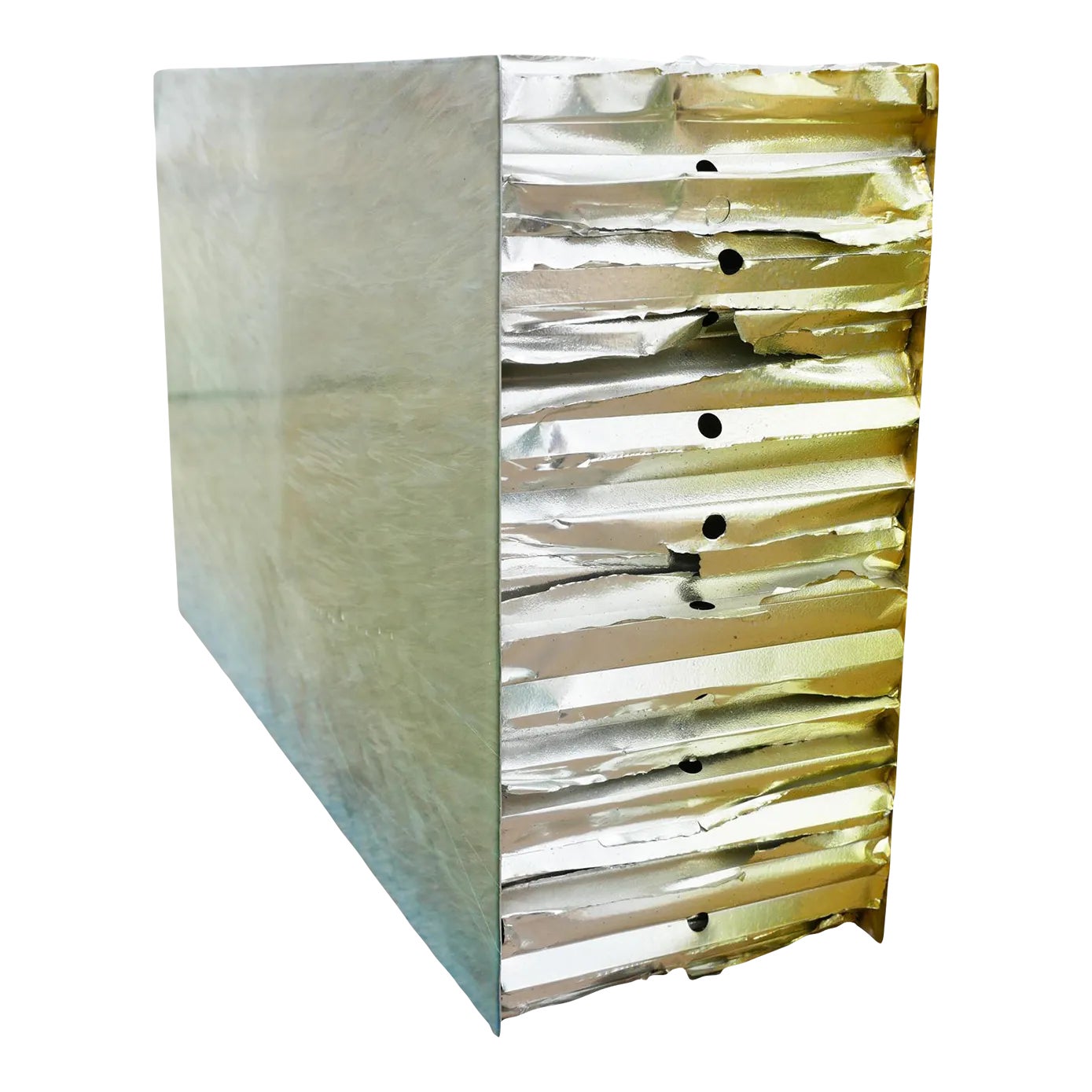 2011 "Kn-1960" Blue and Green Abstract Contemporary Aluminum Sculpture ...