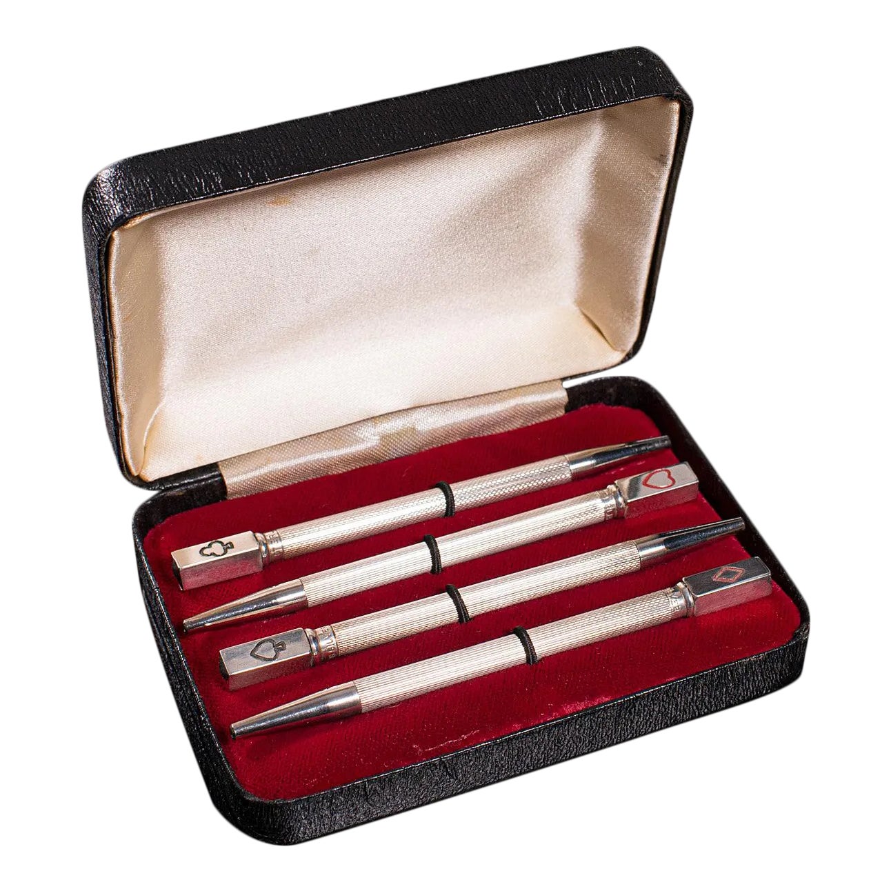Mid 20th Century English Sterling Silver Bridge Pencils | Chairish
