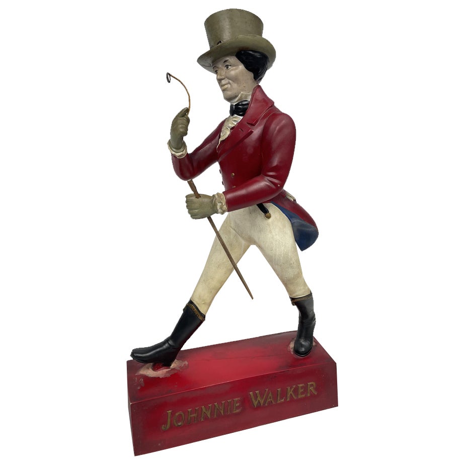 Advertising Statue from Johnnie Walker, 1950s | Chairish