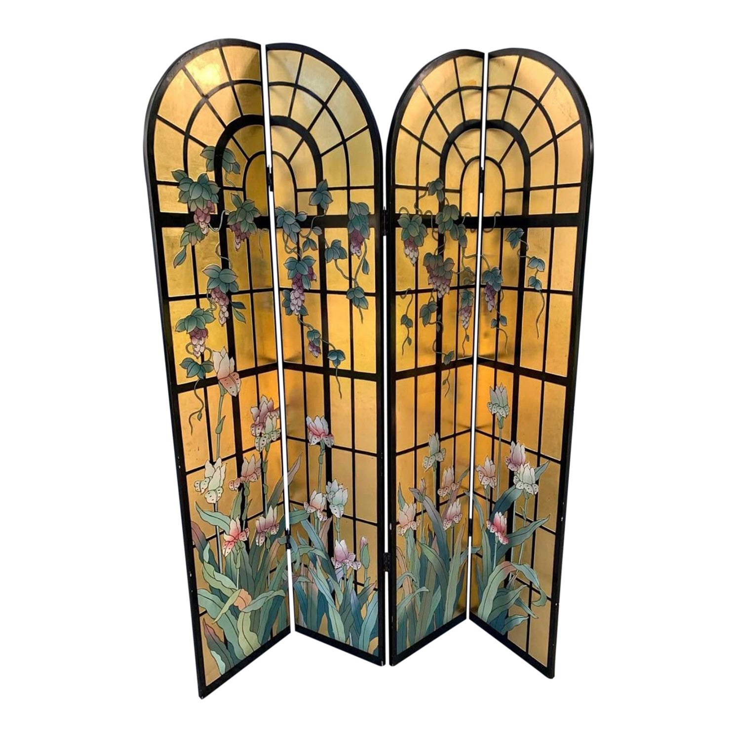 1970 Arched Japanese Room Divider, Made in Paris | Chairish