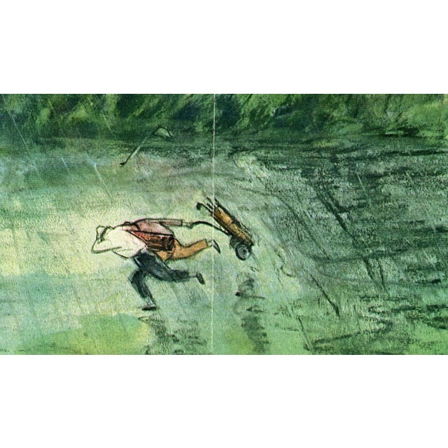 1963, "Running for Cover", Original New Yorker Cover by Perry Barlow ...