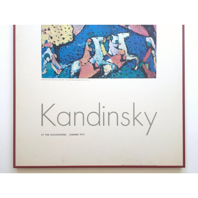 Wassily Kandinsky Vintage 1972 Lithograph Print Framed Guggenheim ...