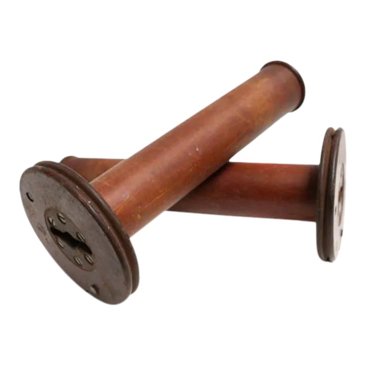 Textile Spool Set of Two | Chairish