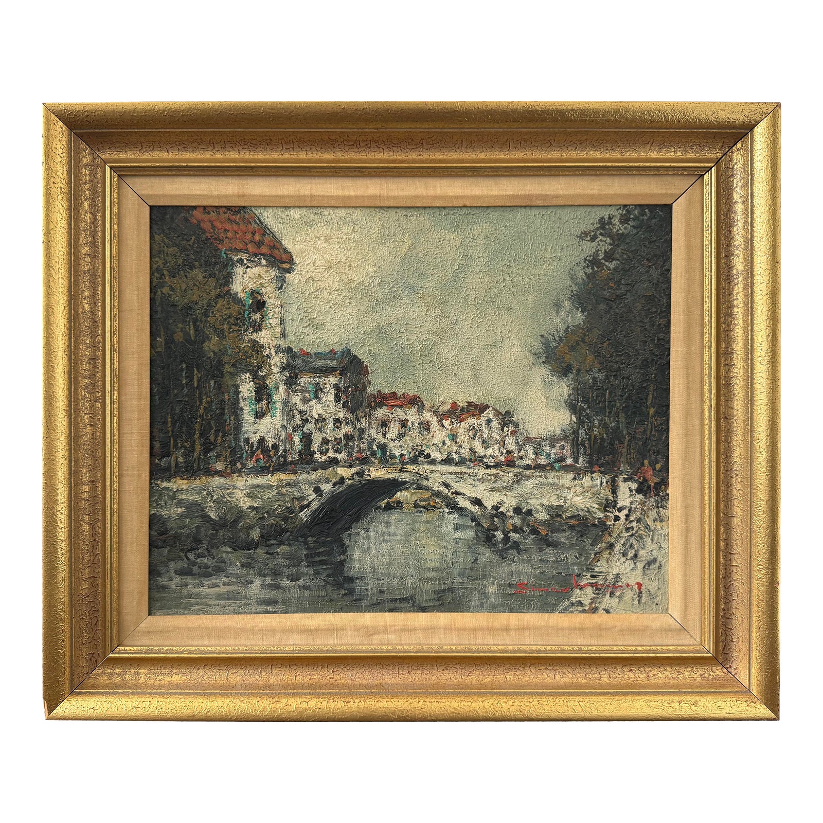 Bridge View, Simon Kramer (1940-2015) | Chairish