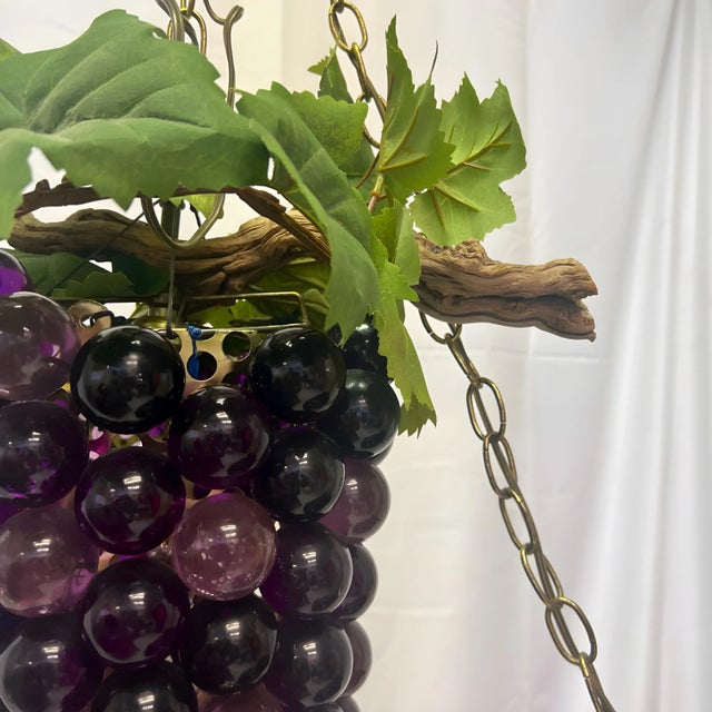Mid-Century Grape Pendant Light Fixture Circa 1950s | Chairish
