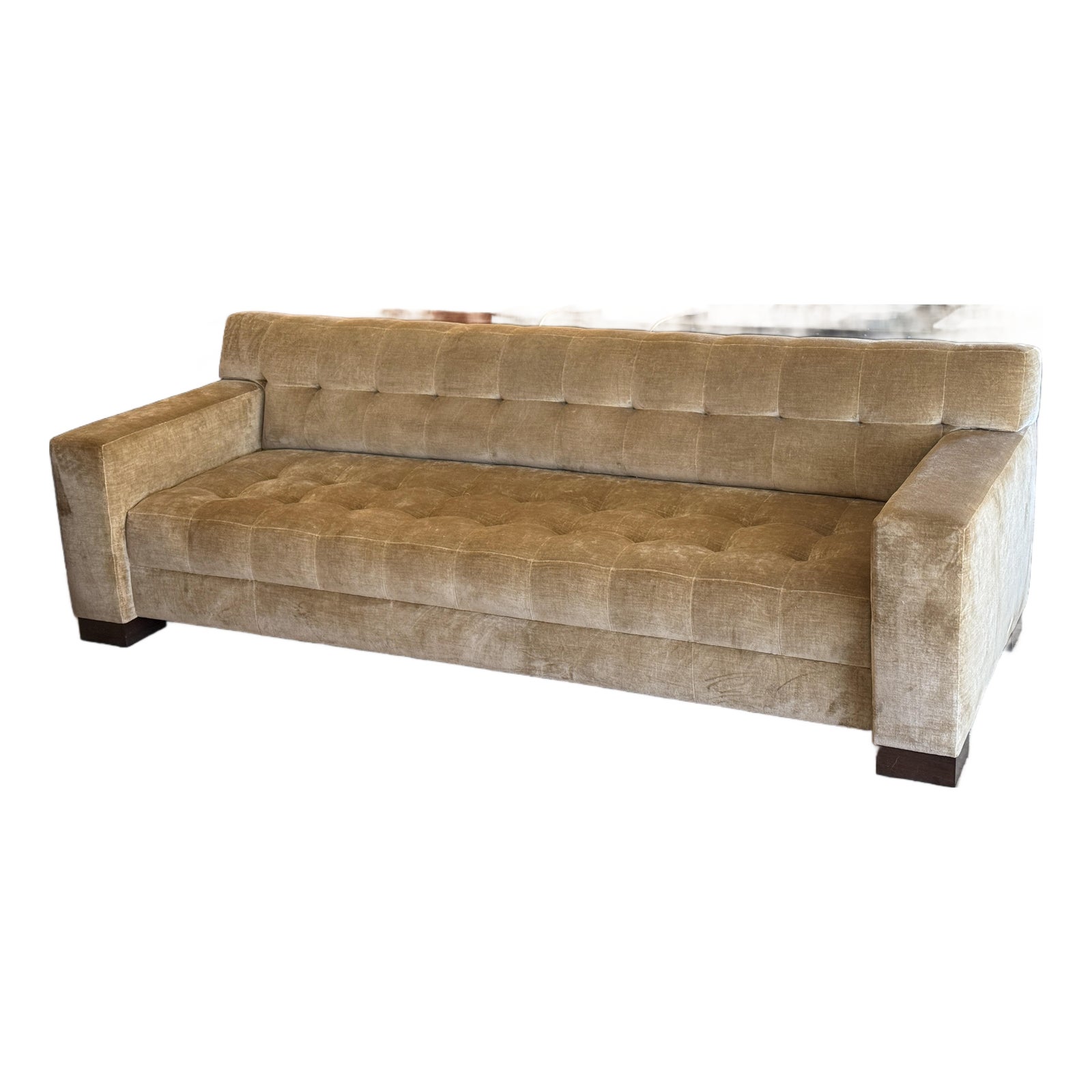 Marbello Design Fleetwood Button Tufted Sofa | Chairish