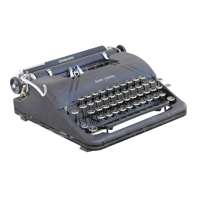 Vintage Smith Corona Typewriter and Case | Chairish