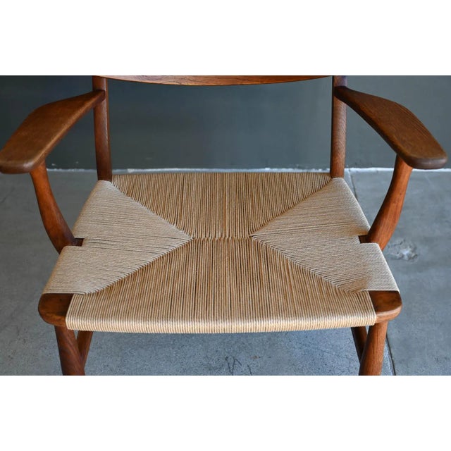 Hans J. Wegner Lounge Chair, Model Ch-22, Ca. 1950 | Chairish