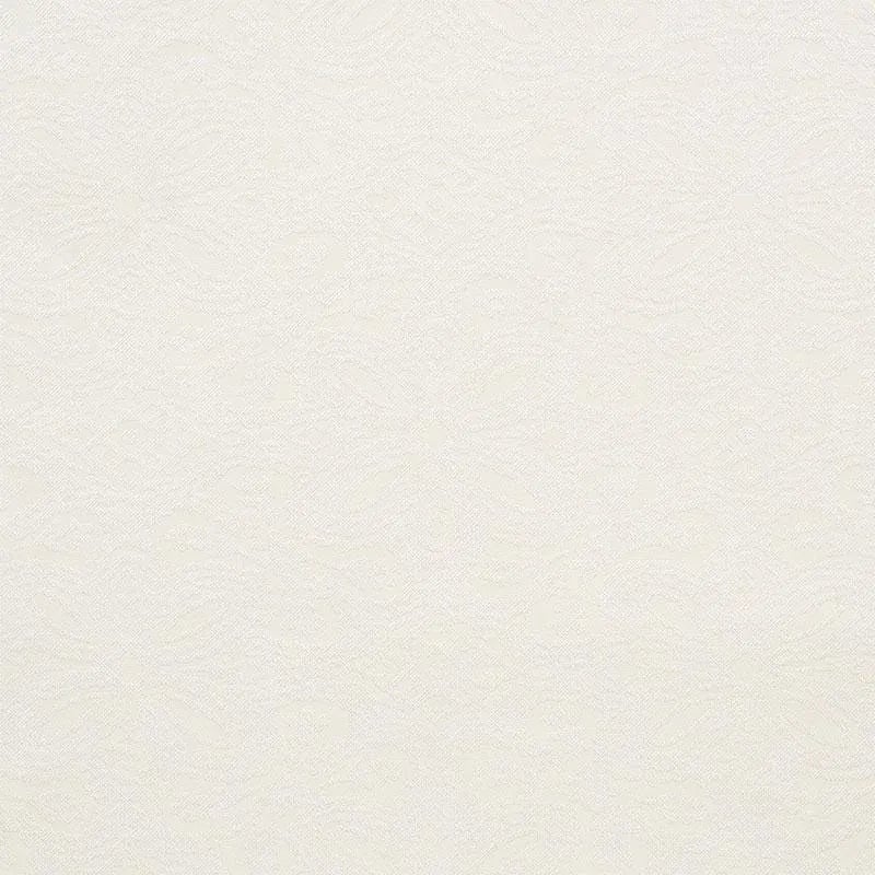 Sample - Schumacher Hardwick Fabric in Ivory | Chairish