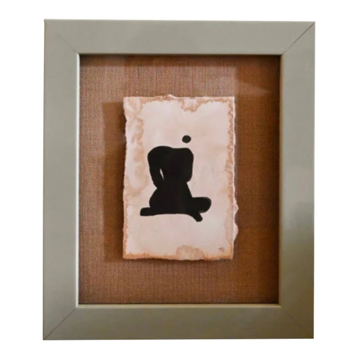 "If You Know" Framed Mixed Media Figure by Hayley Price White | Chairish