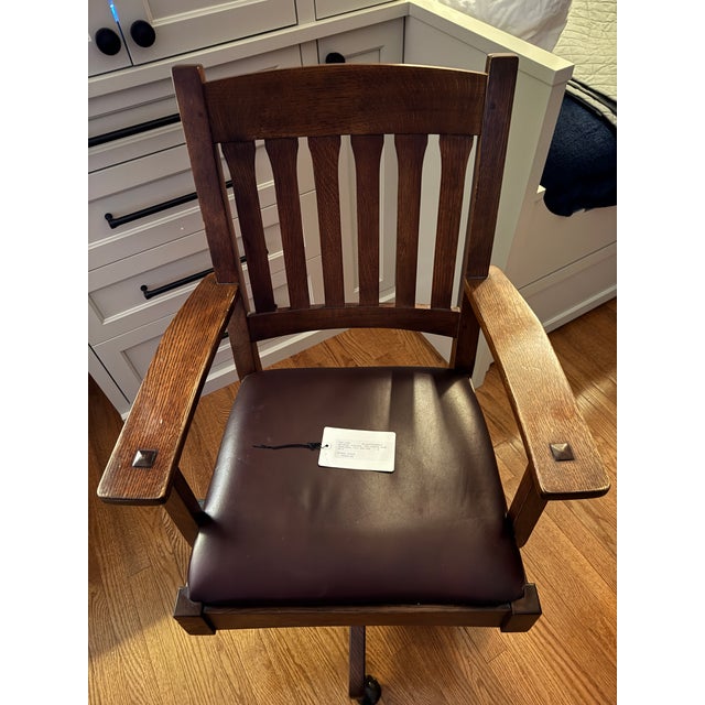 Stickley Mission Style Office Chair | Chairish