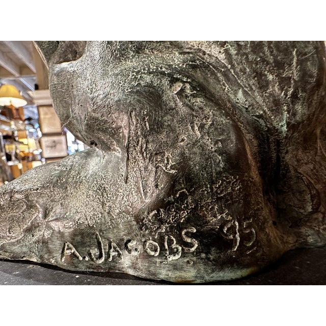 1990s Bronze Sculpture by Alexandra Jacobs, Signed | Chairish