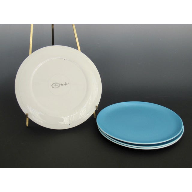 1960s Lagardo Tackett for Schmid Forma Blue Ironstone Ovenproof Plates ...