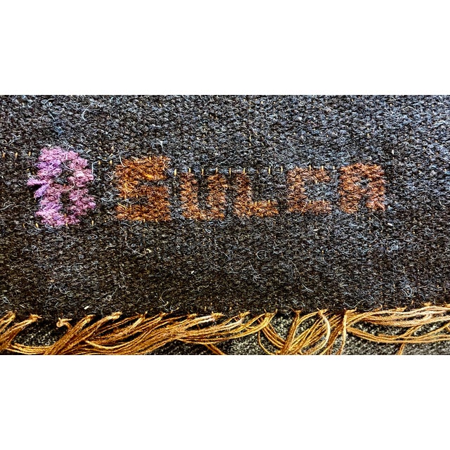 1970s Eddie Sulca Peruvian Woven Abstract Tapestry | Chairish