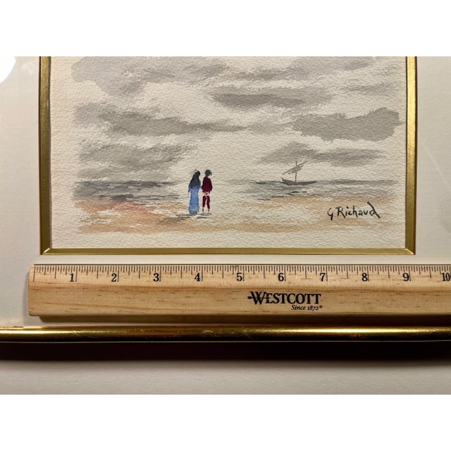 Original Vintage Impressionist Watercolor Painting by Georges Richaud ...