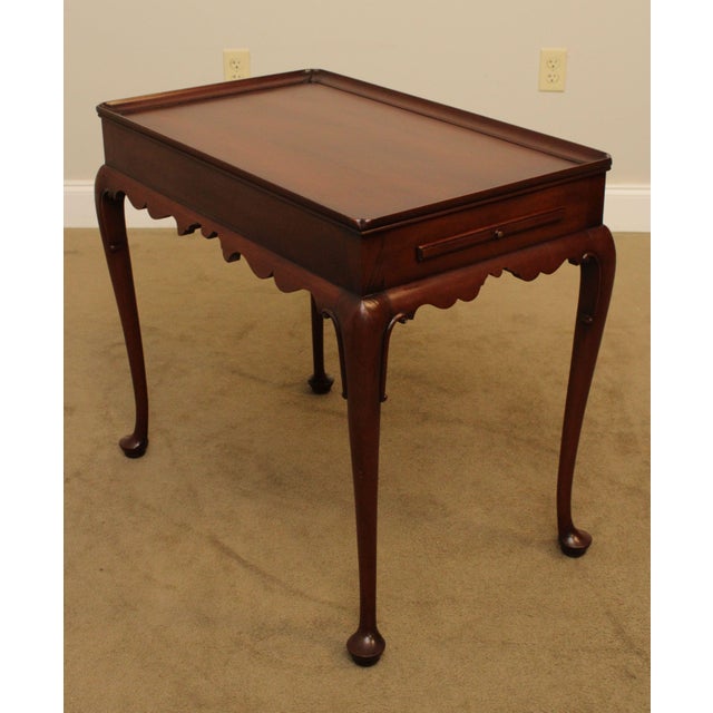 Kittinger Colonial Williamsburg Mahogany Queen Anne Tea Table (CW 8 ...