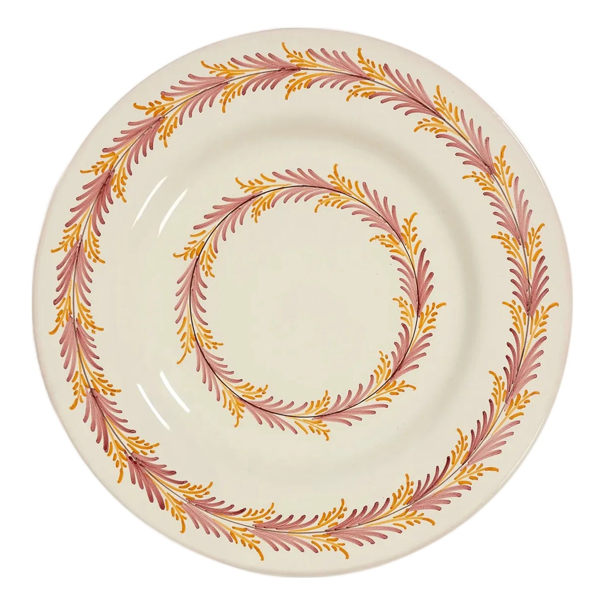Sharland England Heather Dinner Plate - Pink | Chairish