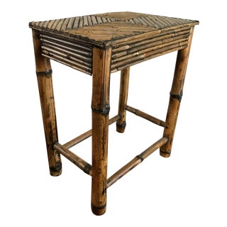 Vintage & Used Bamboo Side Tables | Chairish