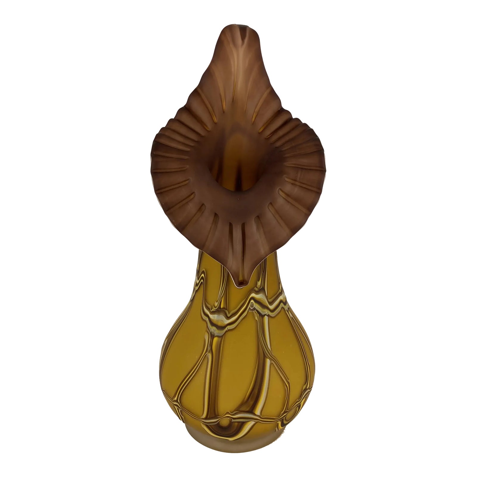 Hand Blown Multi-Colored Baijan Glass Vase by Essie Zareh | Chairish