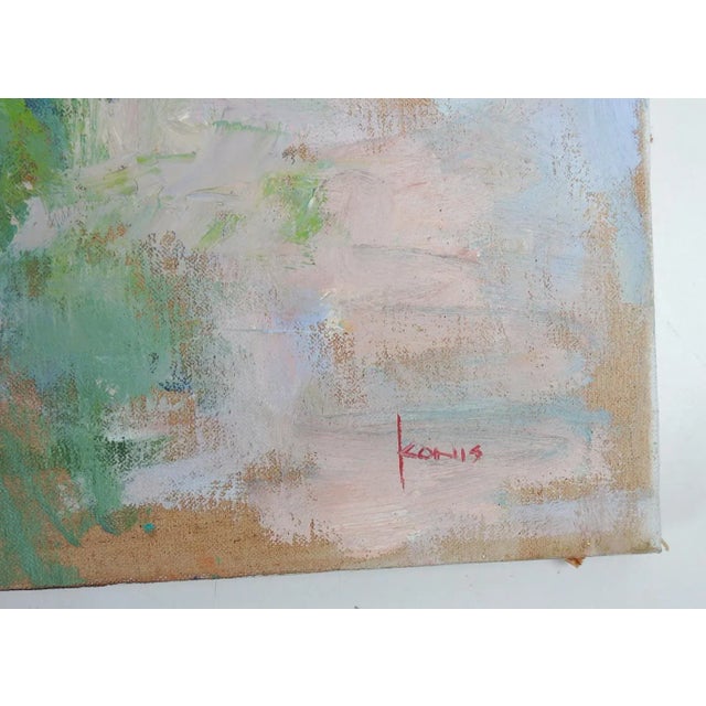 Mid 20th Century Ben Konis Fauvist Farmhouse Painting | Chairish