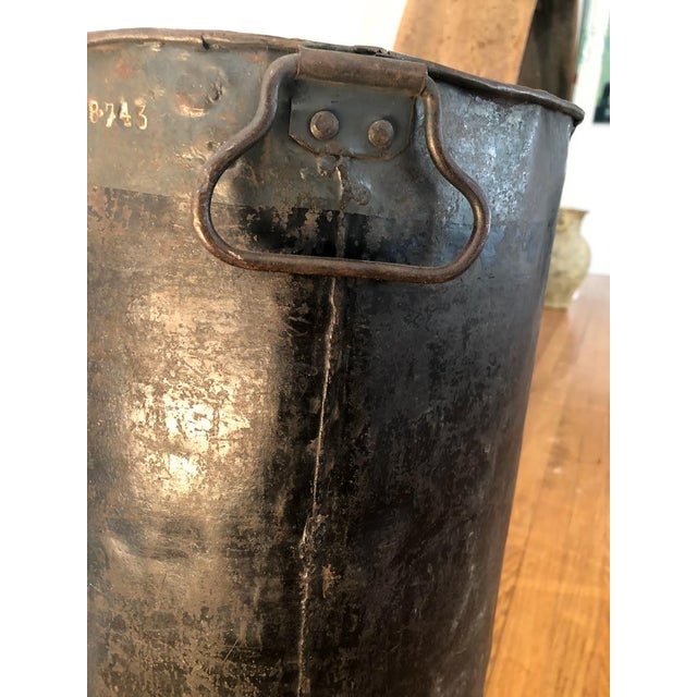 Vintage Metal Container | Chairish