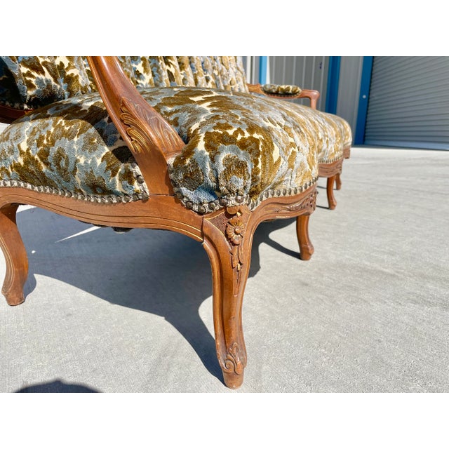 Early 20th Century Vintage French Sofa Styled After Louis XV | Chairish