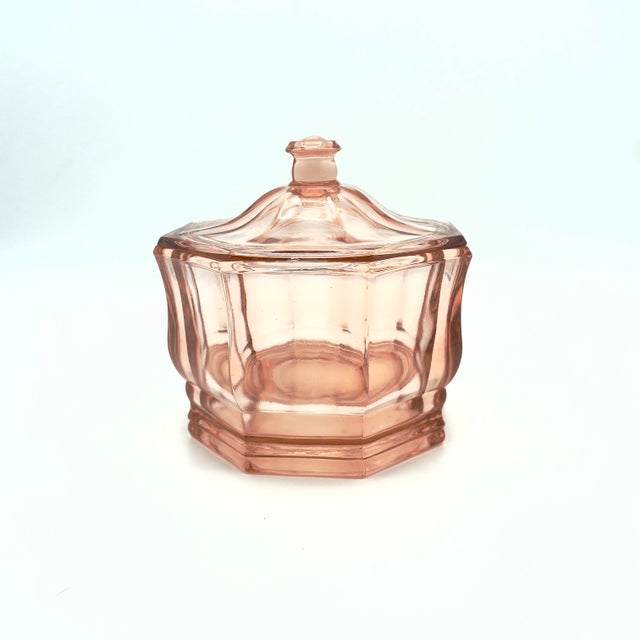 1950s Indiana Glass Selenium Glow Uv Reactive Pink Depression Glass ...