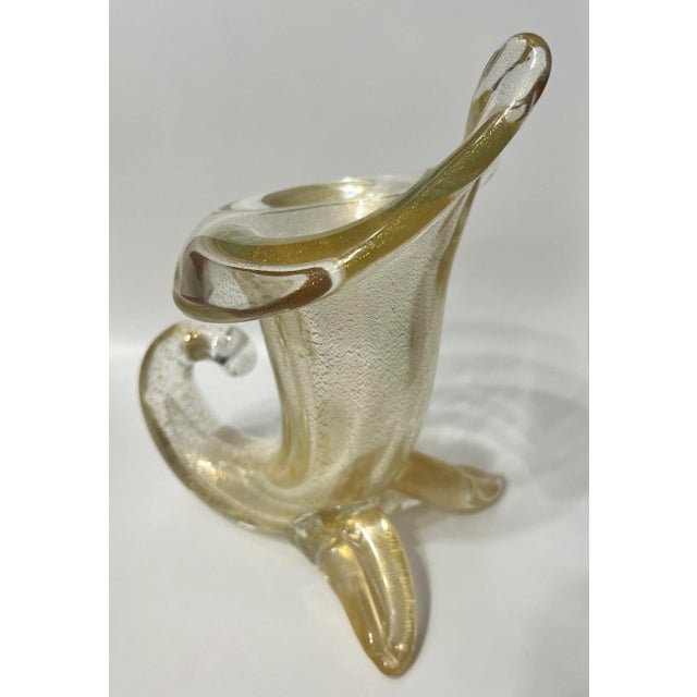 Vintage Murano Archimede Seguso Glass Cornucopia/Horn of Plenty/Jack in ...