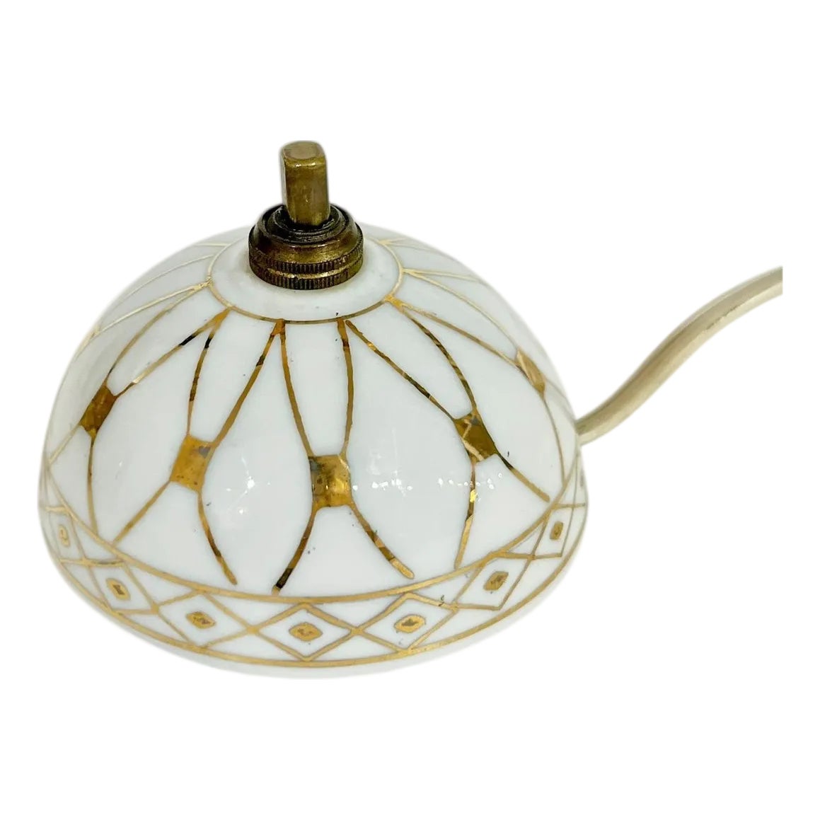 Vintage Hollywood Regency Porcelain Light Switch Extension Cord | Chairish