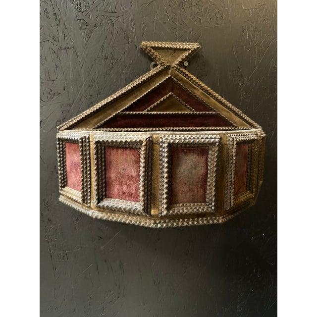 1920’s Tramp Art Hanging of the Wall Objects | Chairish