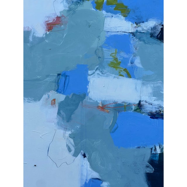 Original Non-Objective Painting on Canvas, Signed | Chairish