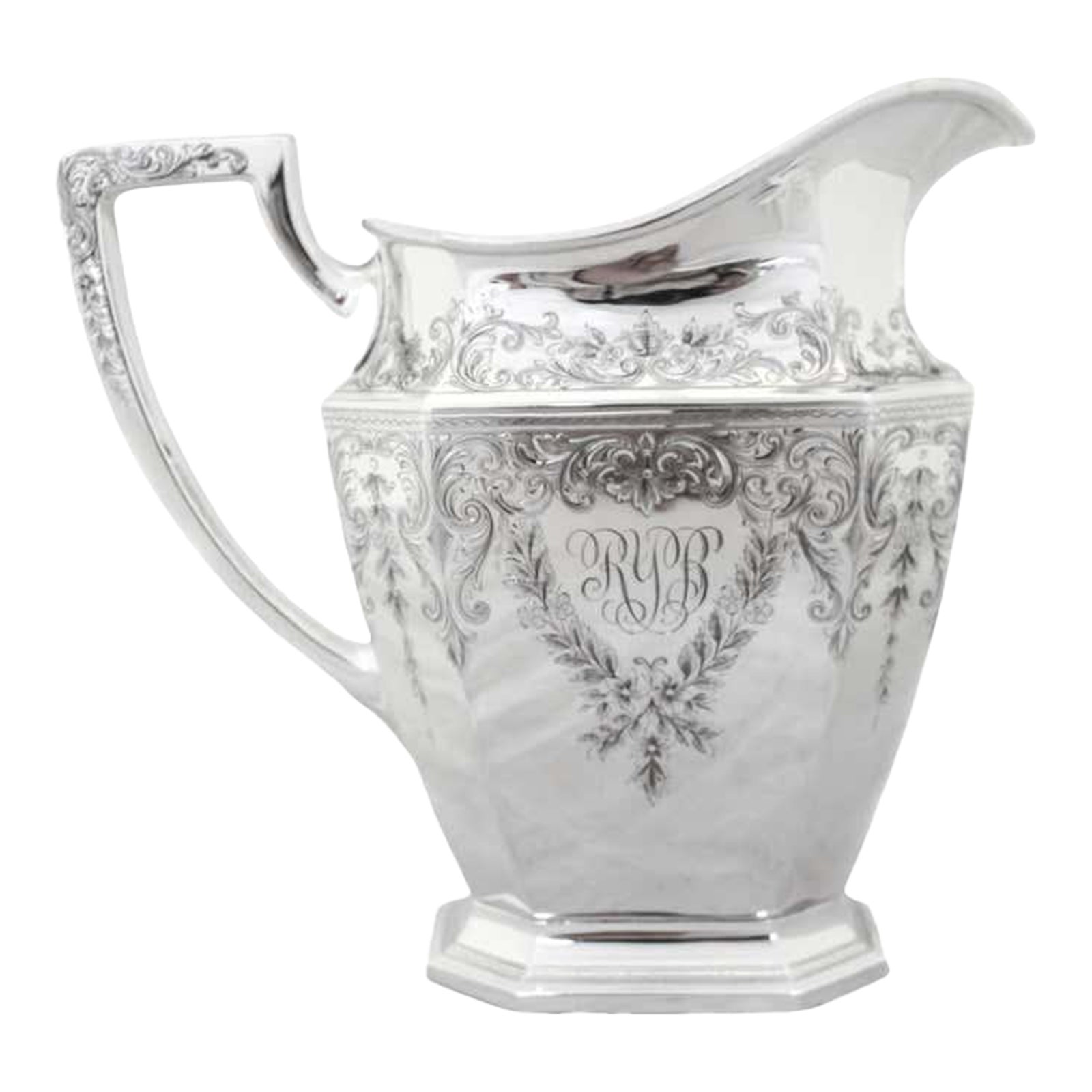 Sterling Silver Fairfax Water Pitcher | Chairish