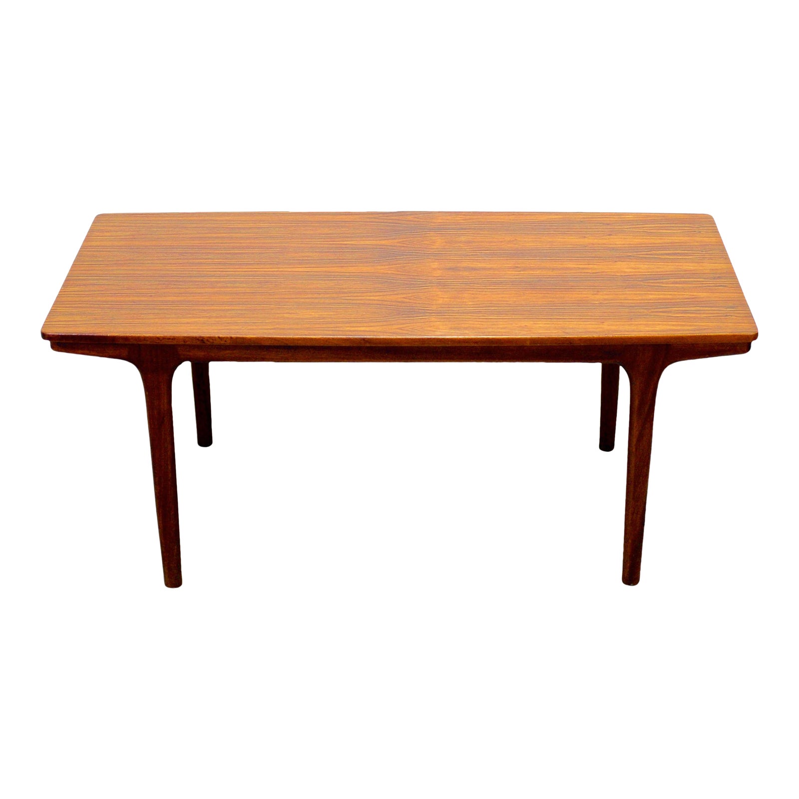 McIntosh Rosewood Coffee Table With Hidden Extensions | Chairish