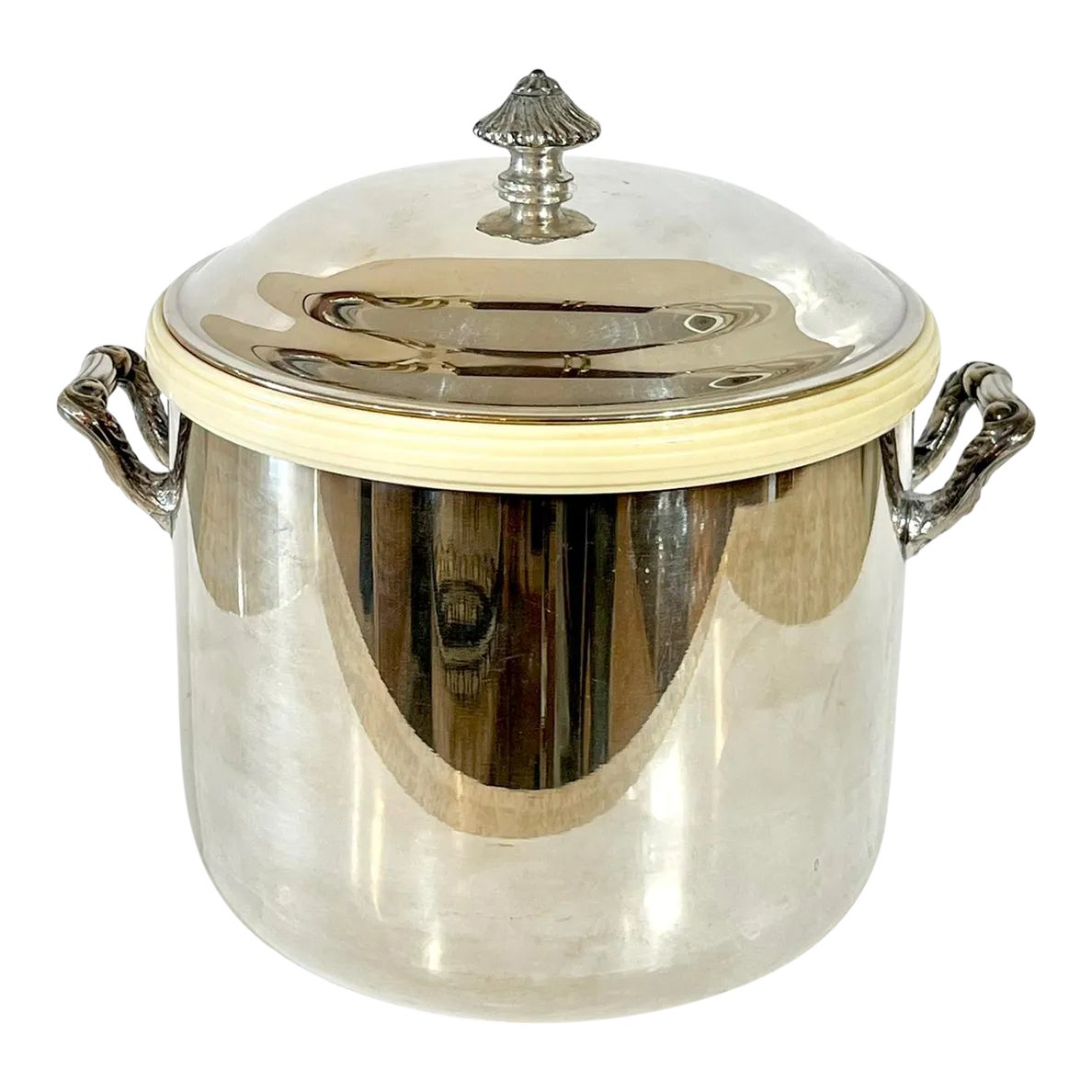 Mid 20th Century Vintage Mid Century Oneida Silver Plate Ice Bucket ...
