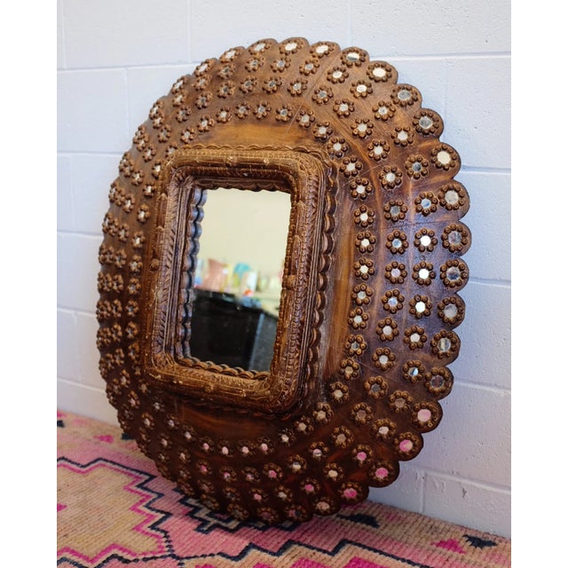 Early 2000s Peacock Mirror | Chairish