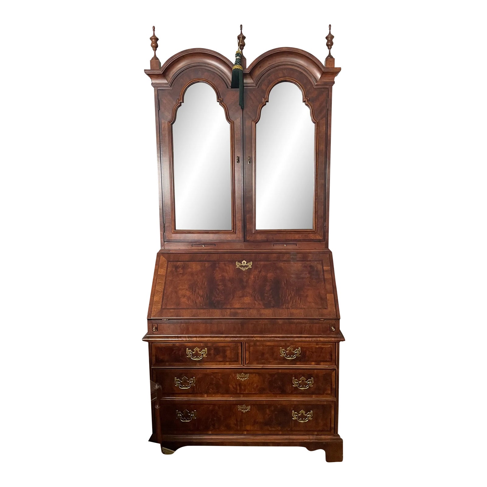 1970s Henredon Vintage Aston Court Secretary Desk | Chairish